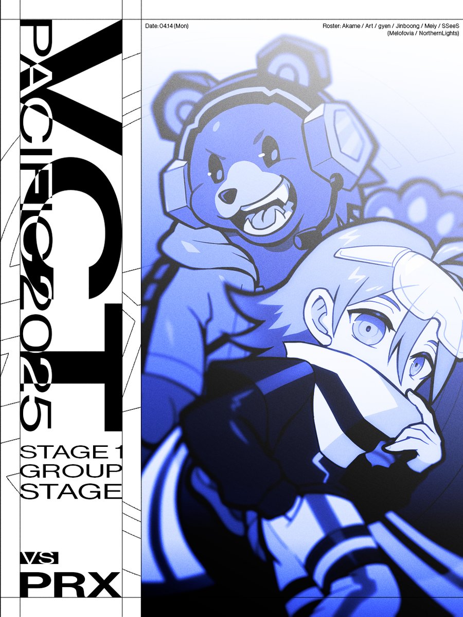 VCT Pacific 2025 Stage 1】 - DAY 12 ⚔️4/14(月) 19:00~ vs Pa」Crazy Raccoonの漫画
