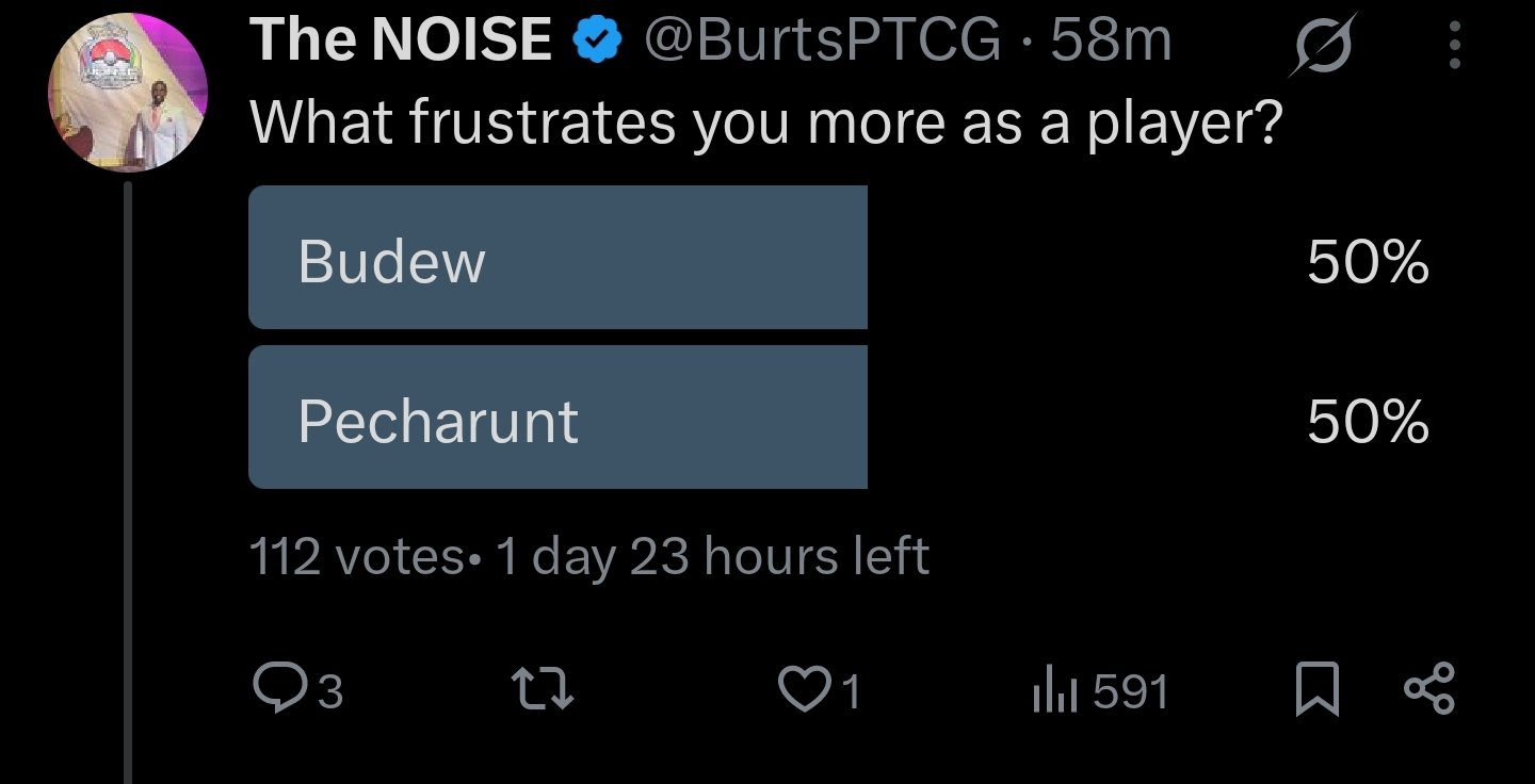 The NOISE (@BurtsPTCG) / X The NOISE (@BurtsPTCG) / X