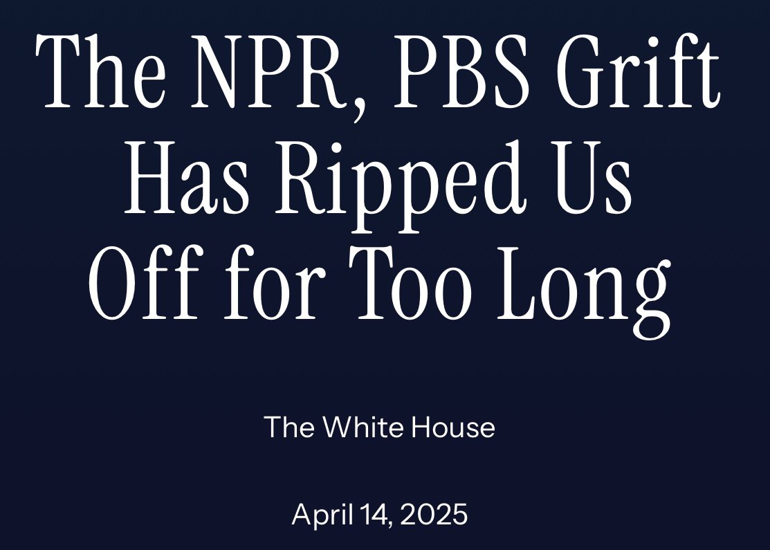 Trump Administration Targets $9.3 Billion in Cuts for NPR, PBS, and ...