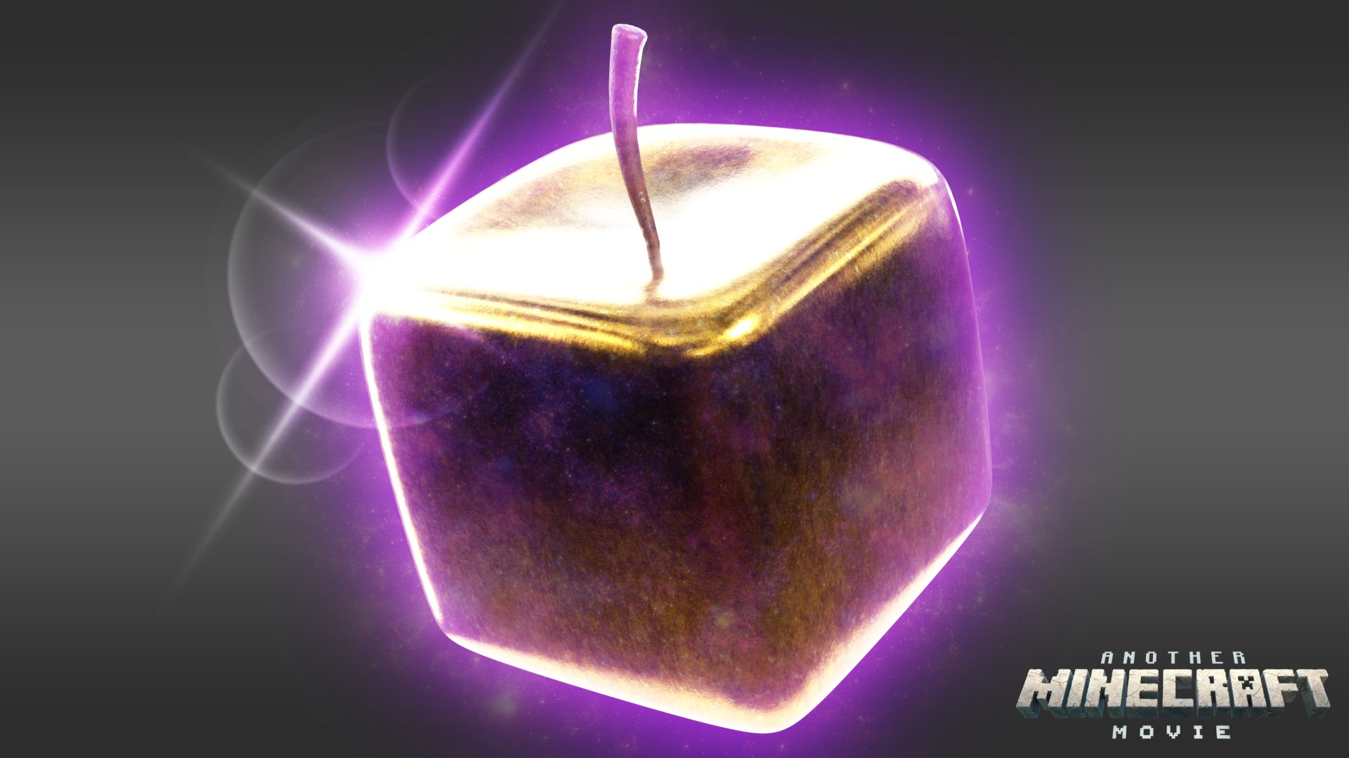 Minecraft Golden Apple Wallpaper