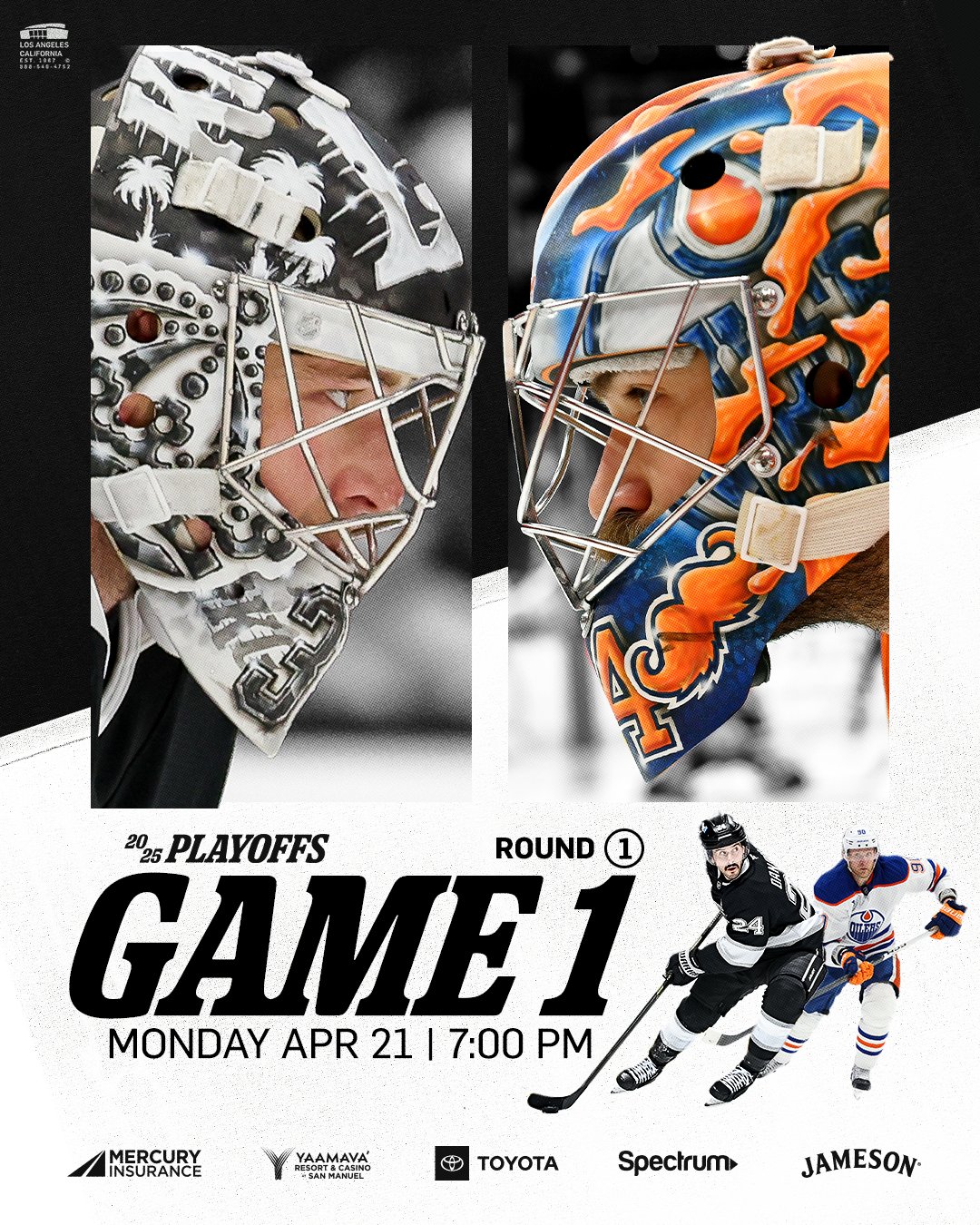 GDT: - 2024-25 season Western Conference Quarter Finals LA Kings vs Edmonton Oilers game 1 @7 ...