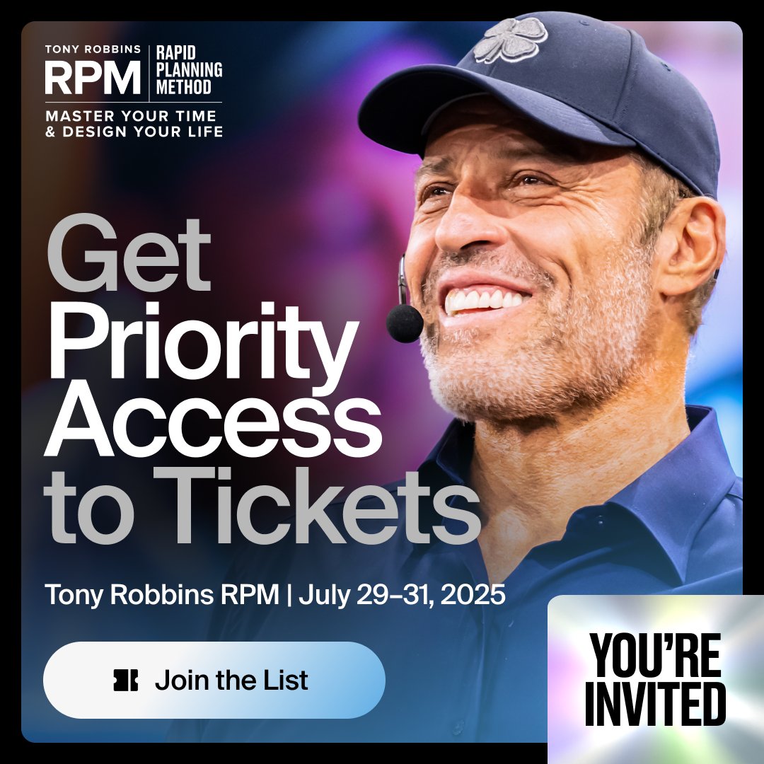Tony Robbins Logo Tony Robbins (@TonyRobbins) / X