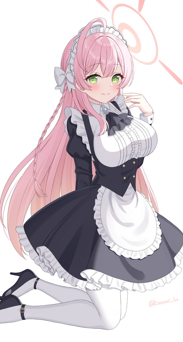 浦和ハナコ(ブルアカ) 「メイドハナコ 」|双葉くるみ@COMITIA144_B46bのイラスト