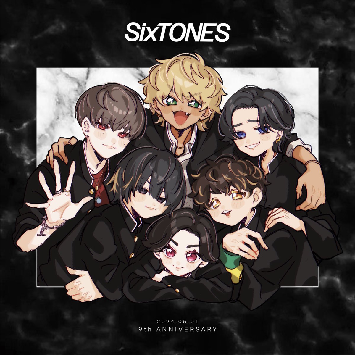 「㊗️(再掲) #SixTONES結成10周年 #いつもありがとうSixTONES #Happy10thAnnivST 」🐜の漫画