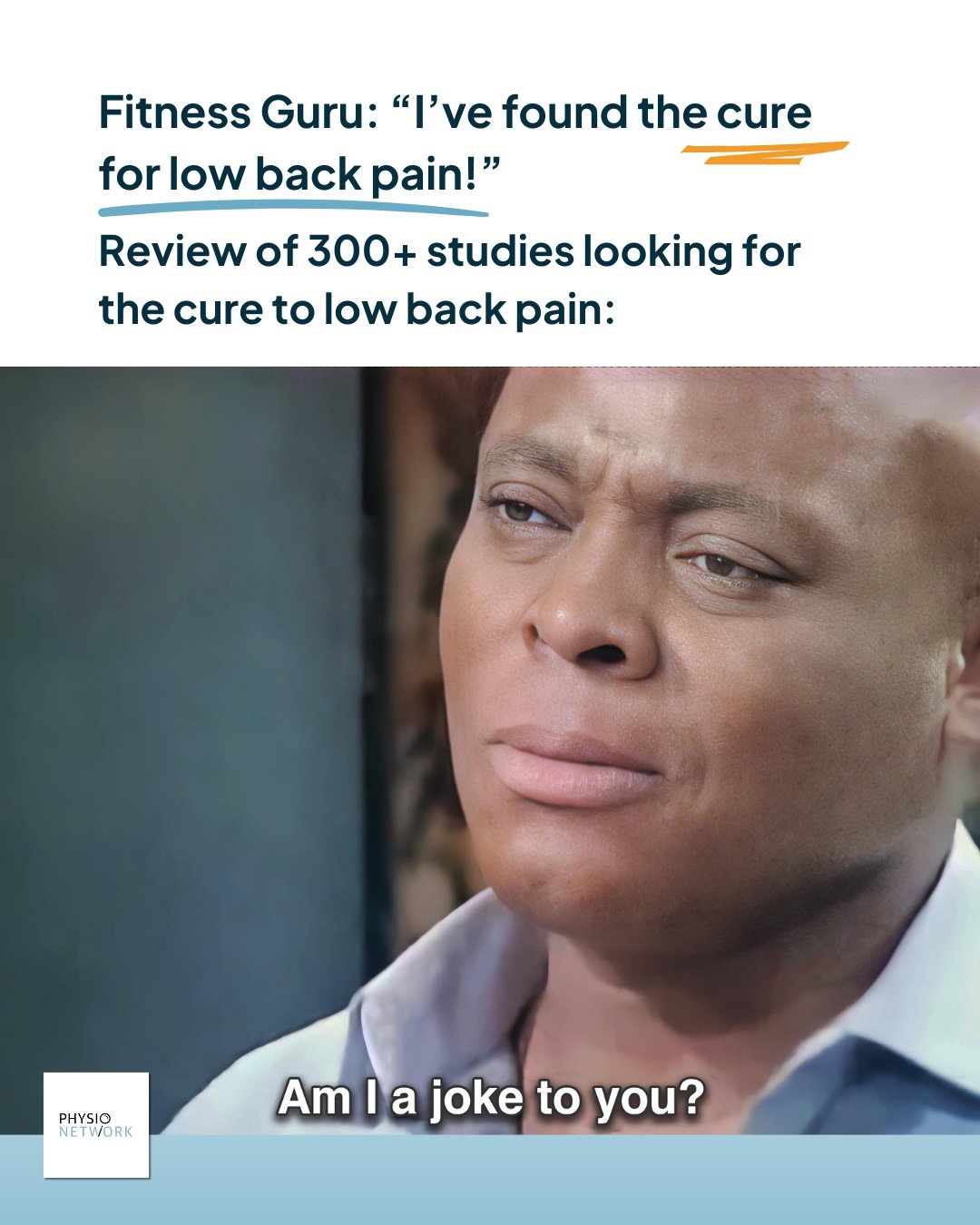 Low Back Pain Memes