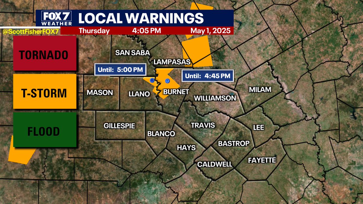 Severe Thunderstorm Warnings With 60 mph Gusts, 1-2 Inch Hail Extend ...