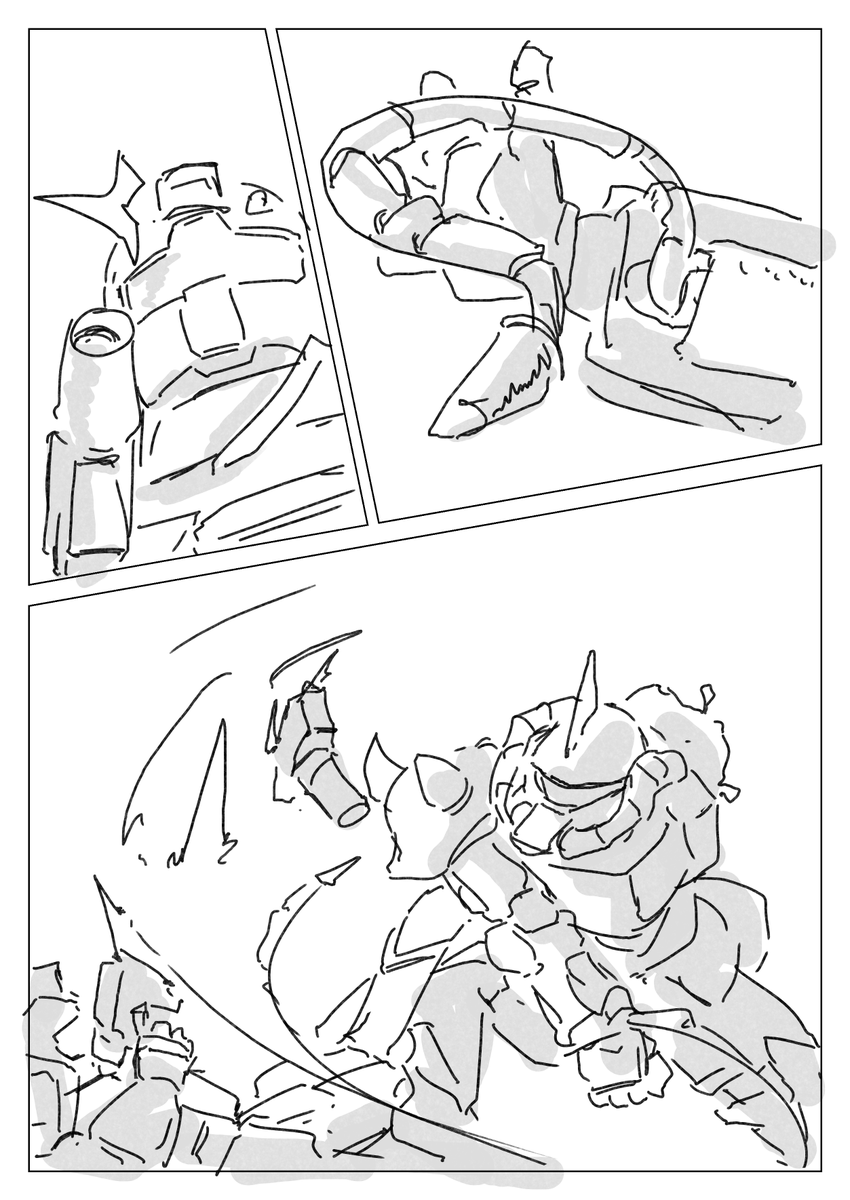 「付け焼刃 と評されてはいるけど あの時期のアムロとガンダム相手に、格闘だけでここまで互角に戦えたのこの人だけだよ。 」MnnMの漫画