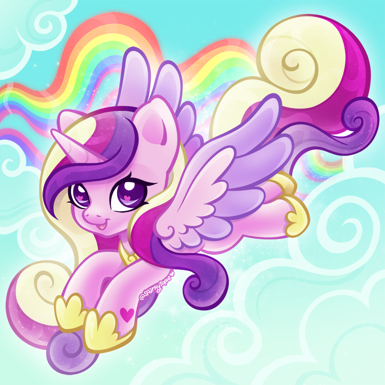 Princess Cadence Flying