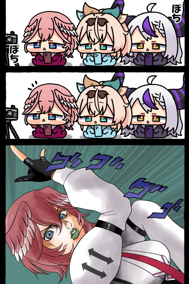 「#Luillust #いろはにも絵を #laplus_artdesu 」Kagemaru🛸💜@skeb募集中の漫画