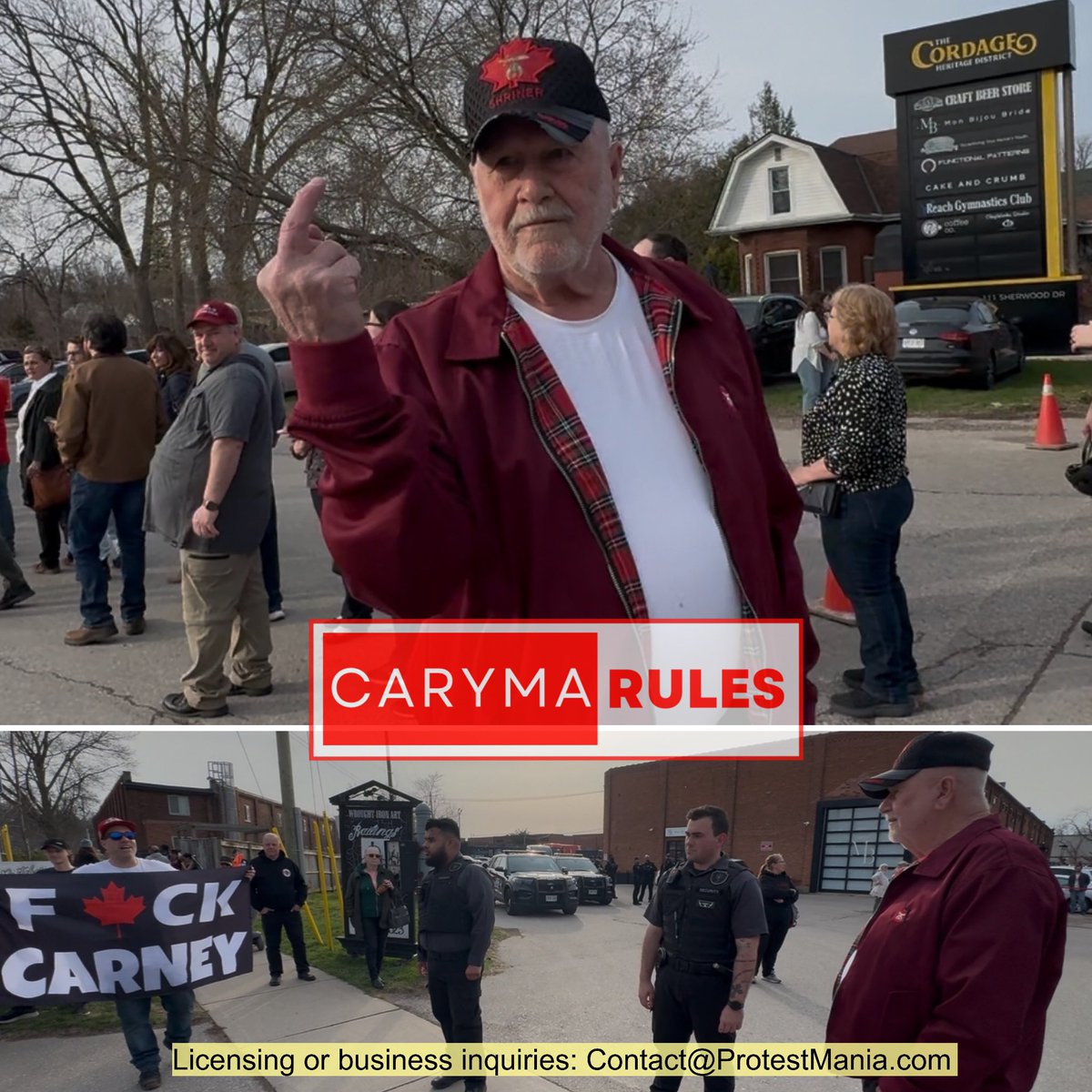 Mark Carney Leads Polls at 57% Amid Protests, Trump Won Flags, and ...