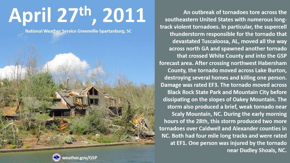 April 27, 2011 Tornado Outbreak: 62 Tornadoes Including 10 EF4-EF5 Kill ...