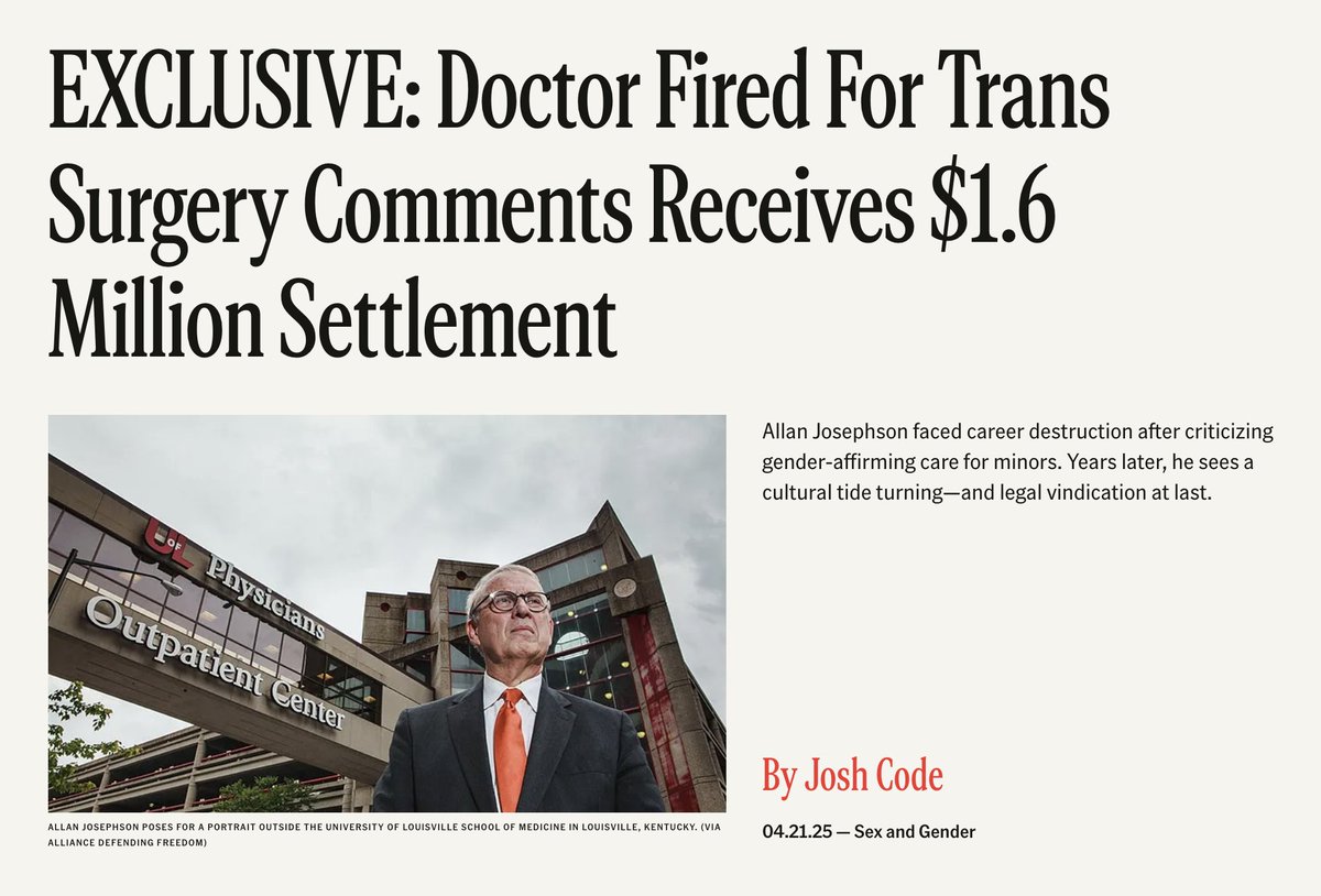 Child Psychiatrist Allan Josephson Wins $1.6 Million Settlement Over ...