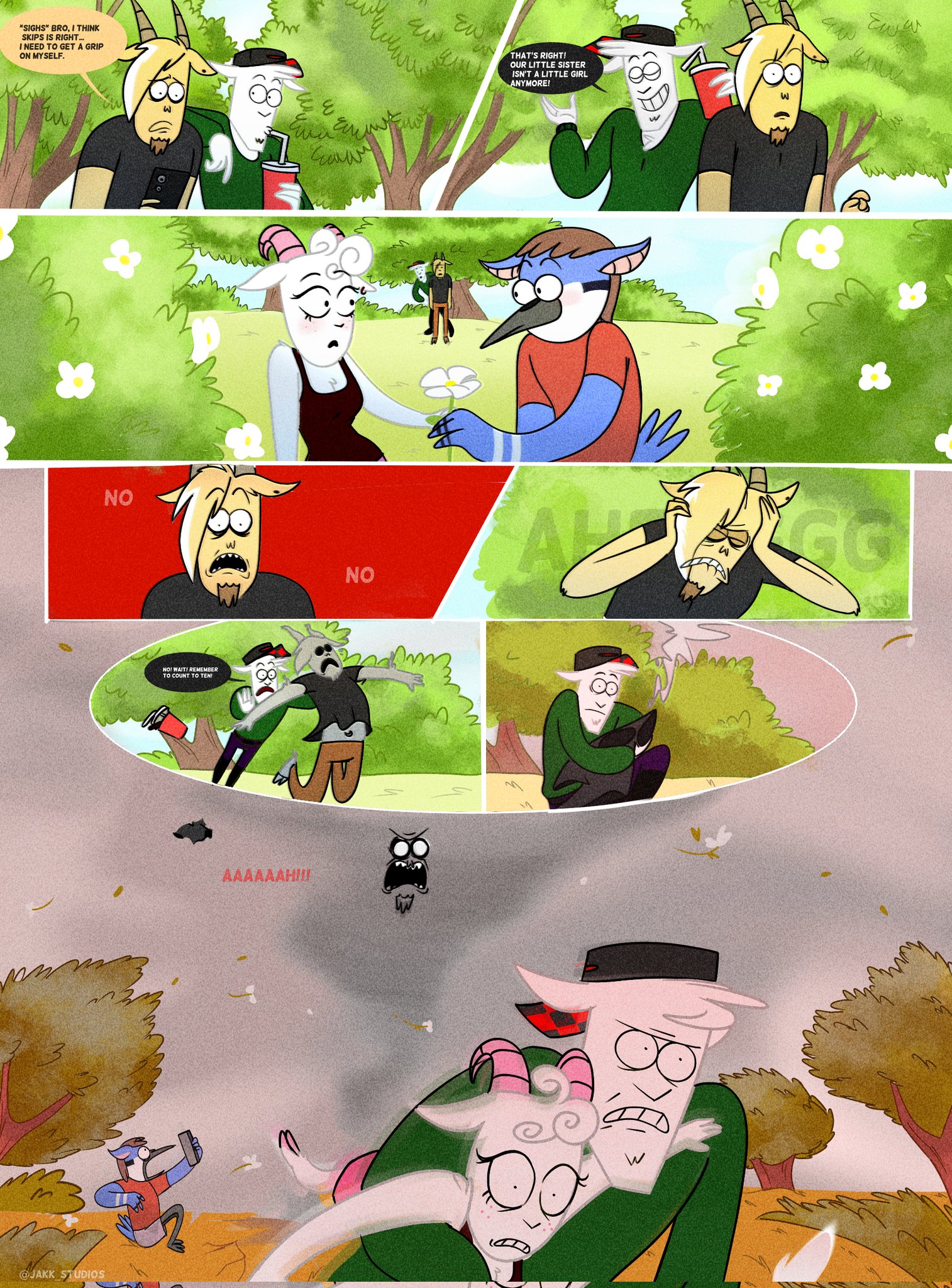 Regular Show Cj And Thomas