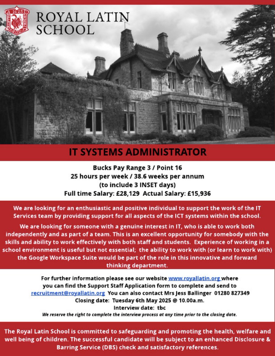 Admissions - Royal Latin School