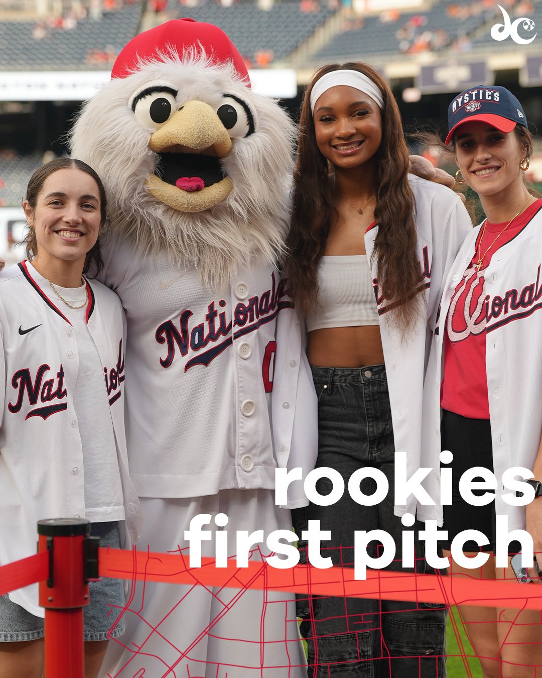 Washington Mystics Mascot Get A First Look At The Rio 2016 Olympics