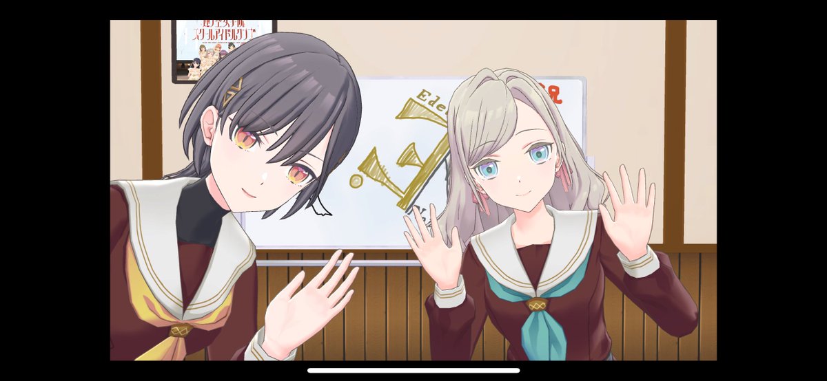 「綴理センパイ、ありがとう〜! このほんわかあったいドルケのWith×MEETS、もっと見ていたかった #With蓮ノ空」macken666の漫画