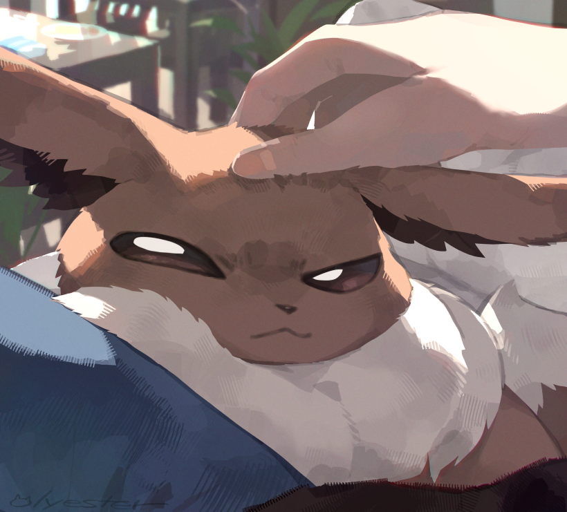 イーブイ 「Eevees at home」|olyesterのイラスト