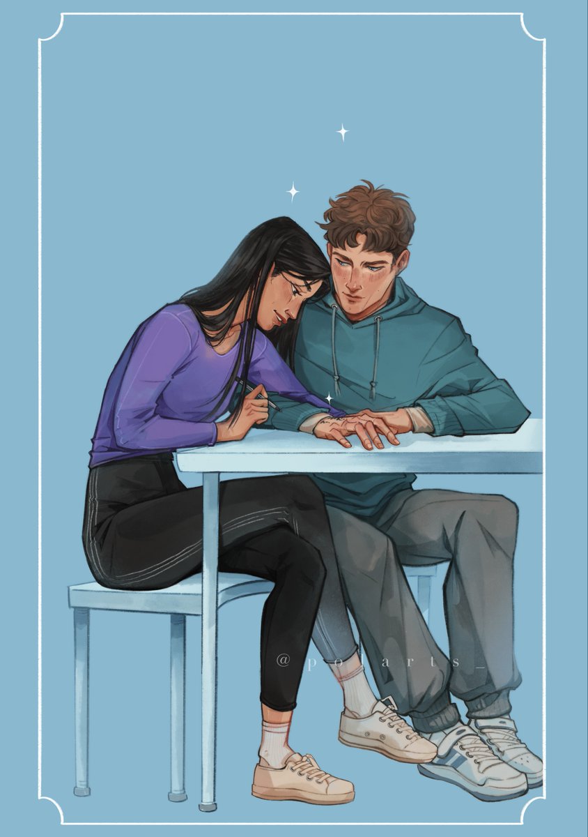 「Deep End cover for and Ali Hazelwood」|poのイラスト