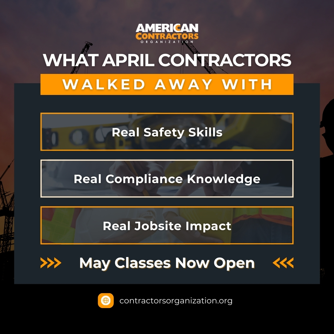American Contractors Organization (@americancoorg) / Posts / X