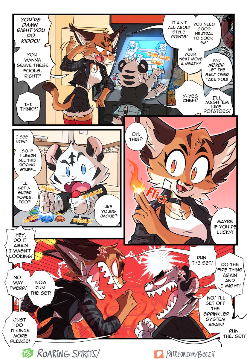 「new ROARING SPIRITS update today!! shes finally here! webto」Andy Ayalaの漫画