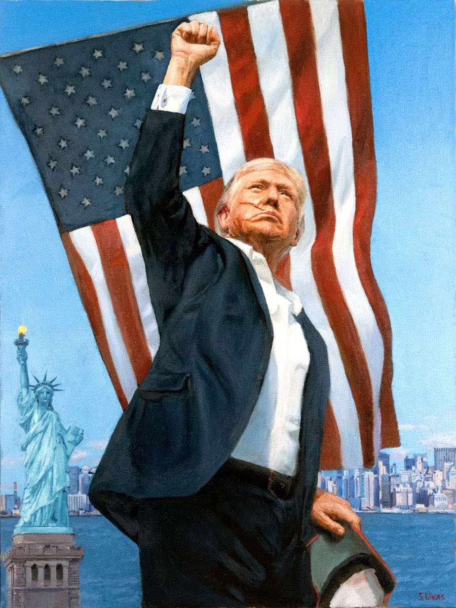 Putin Gifts Trump Portrait by Leading Russian Artist in March 2025 ...