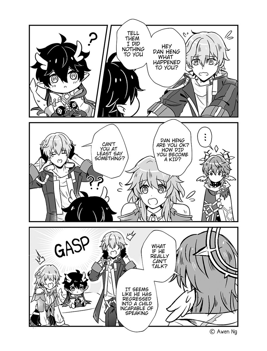 「Adventure together ~ 」Awen Ng 💙の漫画