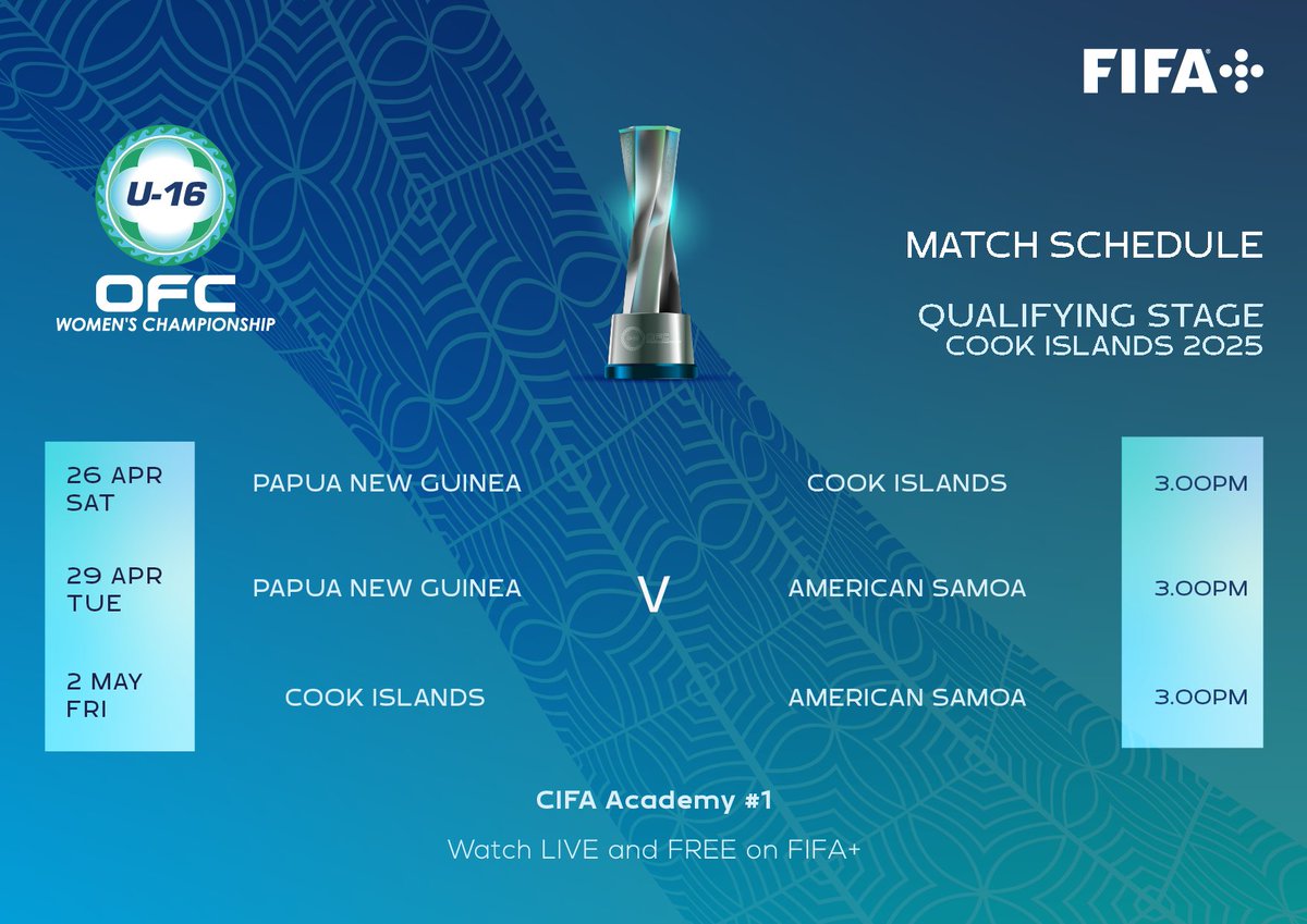 Oceania Football Confederation (@OFCfootball) / X Oceania Football Confederation (@OFCfootball) / X