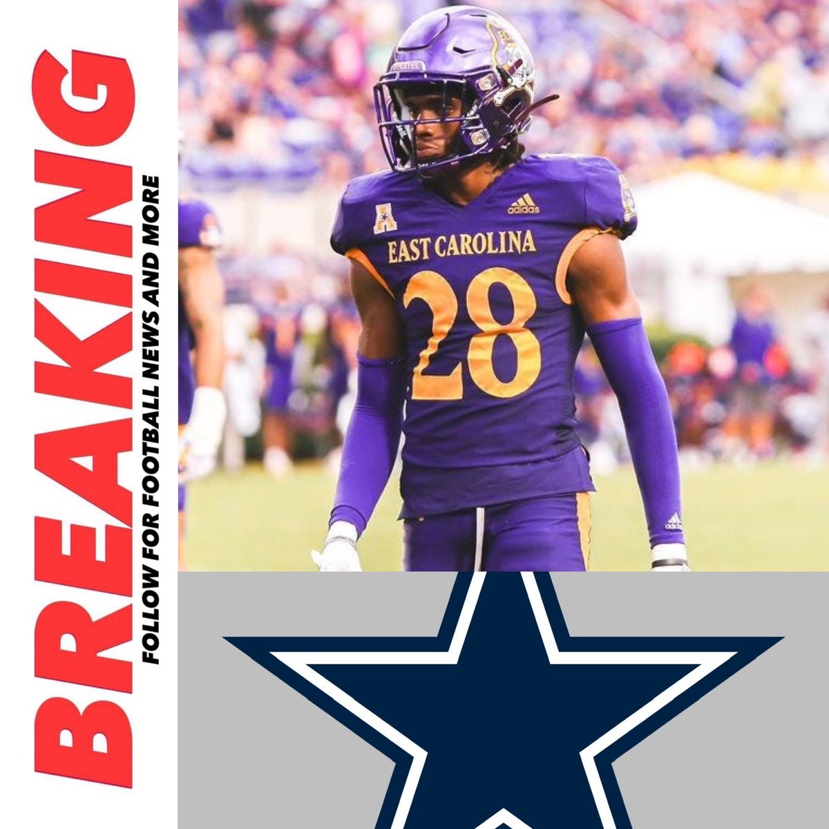 Cowboys Select East Carolina CB Shavon Revel Jr. in Third Round of 2025 ...