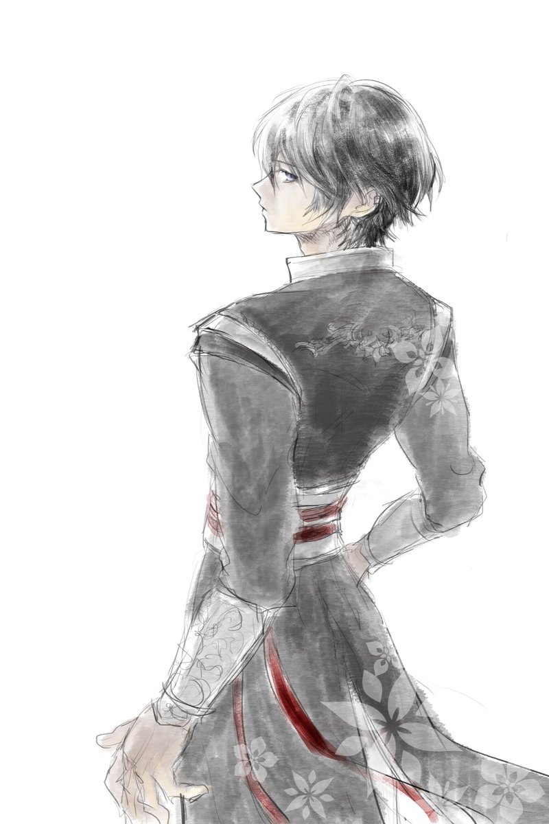 「紫鸞くんらくがき 」|kinaruのイラスト