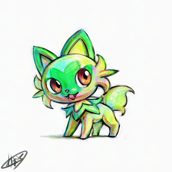 「sprigatito」Fan Art(Latest)