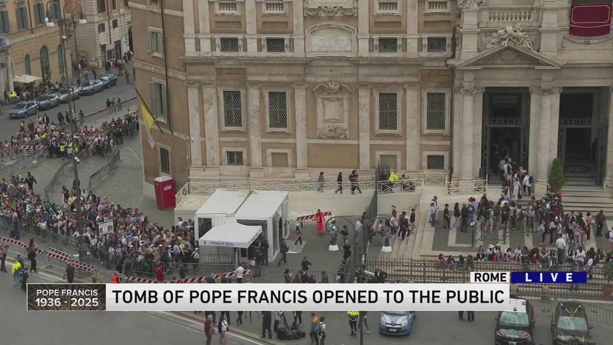 Pope Francis' Tomb Opens to Public in Rome After His Death on Easter ...