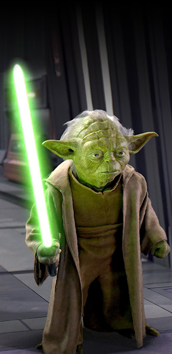 Yoda Lightsaber Wallpaper