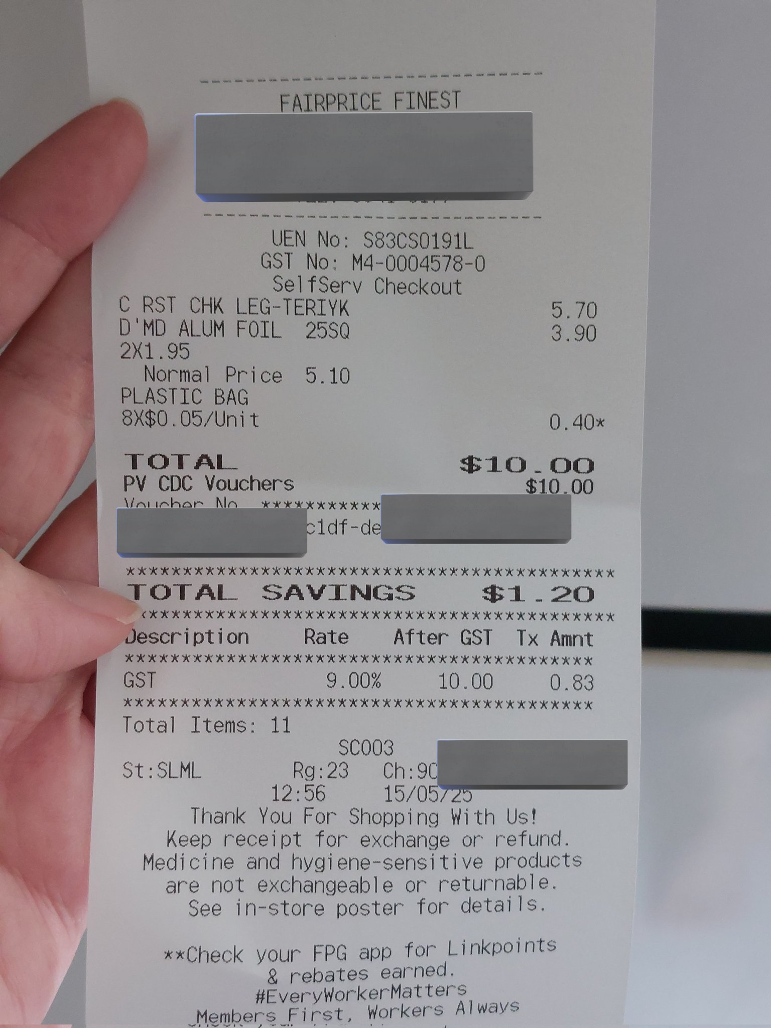 This is how I swee swee use the $10 cdc voucher | HardwareZone Forums