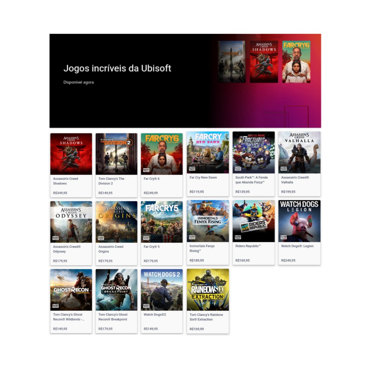 [閒聊] Ubisoft 宣布其多款遊戲現已上Xbox PC - 看板C_Chat - PTT網頁版