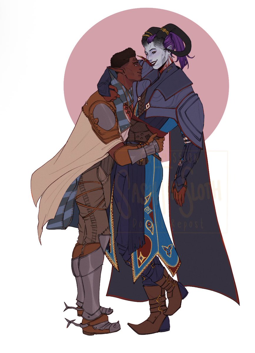 「Davrin & Rook for dame-edward on #VGenCo」| 🌿 sasha 🌿 のイラスト