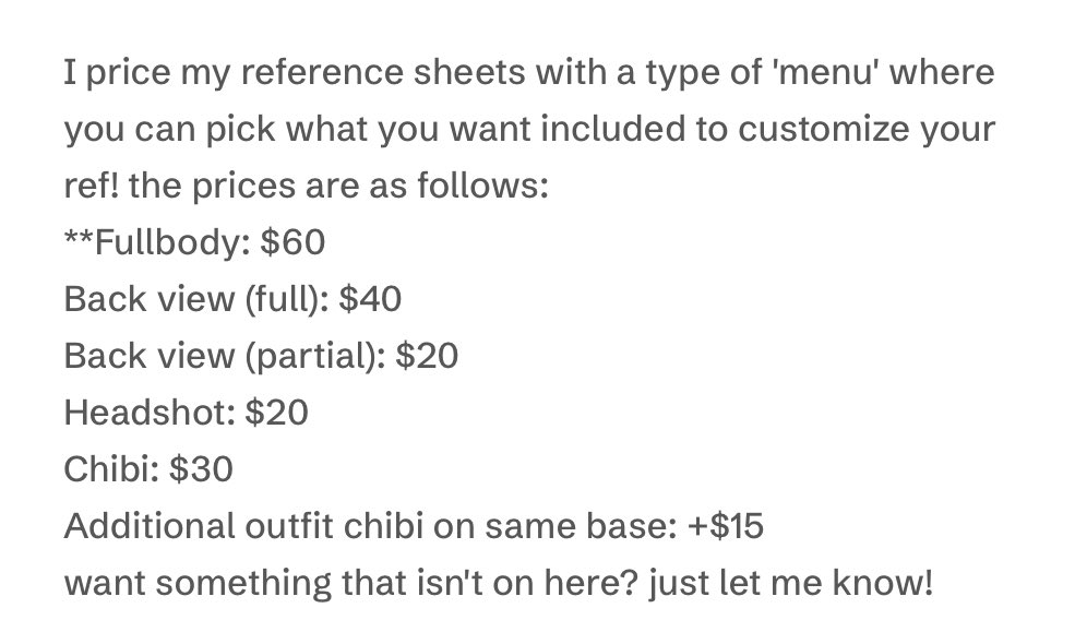 「so anyways ref sheet comms are open.. i 」|allie🐛のイラスト