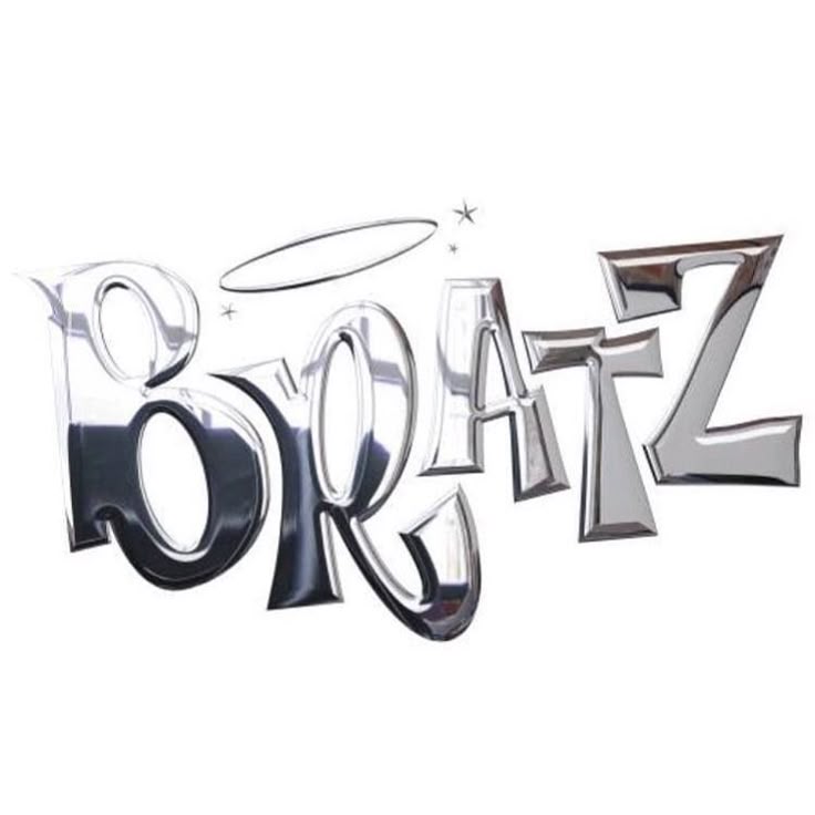 「pixel art Bratz inspired metallic logo 」|Luxのイラスト