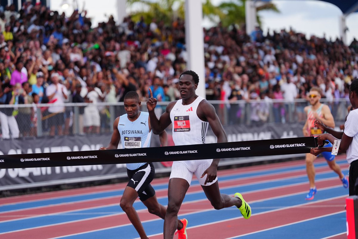 Marco Arop Wins Second 800m at Grand Slam Track Miami in 1:43.69 ...