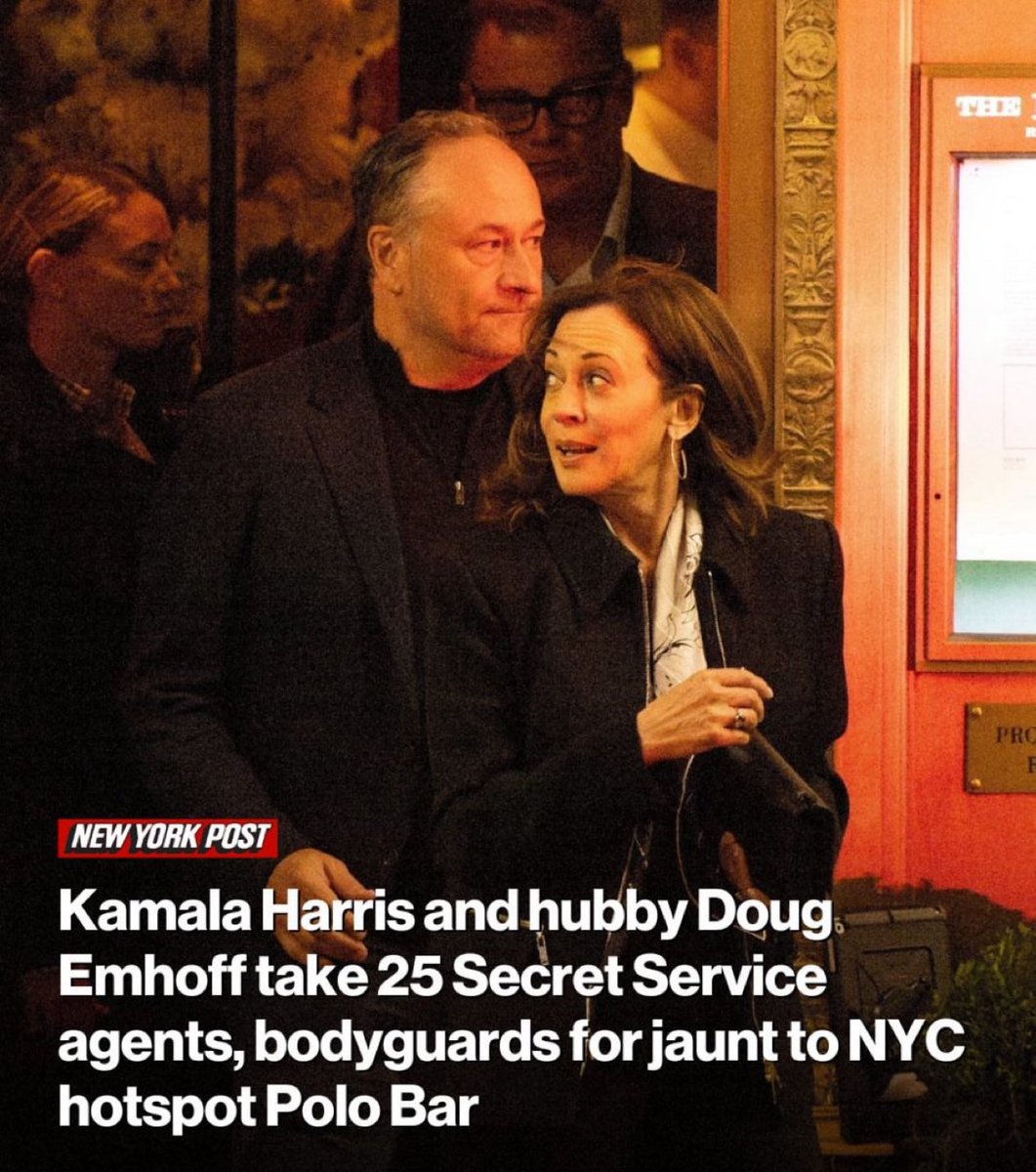 Kamala Harris and Doug Emhoff Use 25 Taxpayer-Funded Secret Service ...