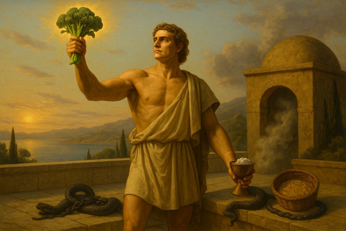 Thread By @IterIntellectus - one cup of broccoli sprouts...