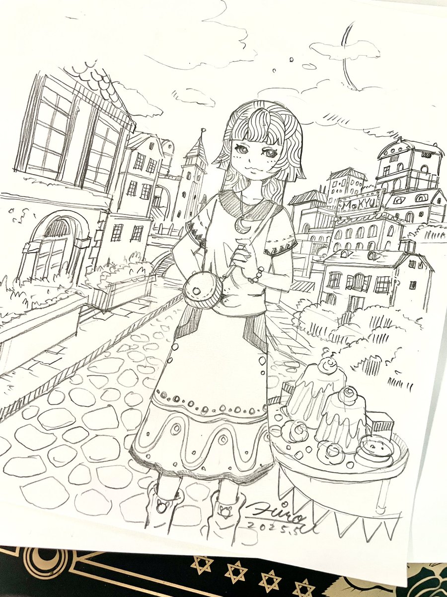 「楽描き ️ 」ウスダヒロ🌹Hiro Usuda｜東京個展10/3-7🎨の漫画