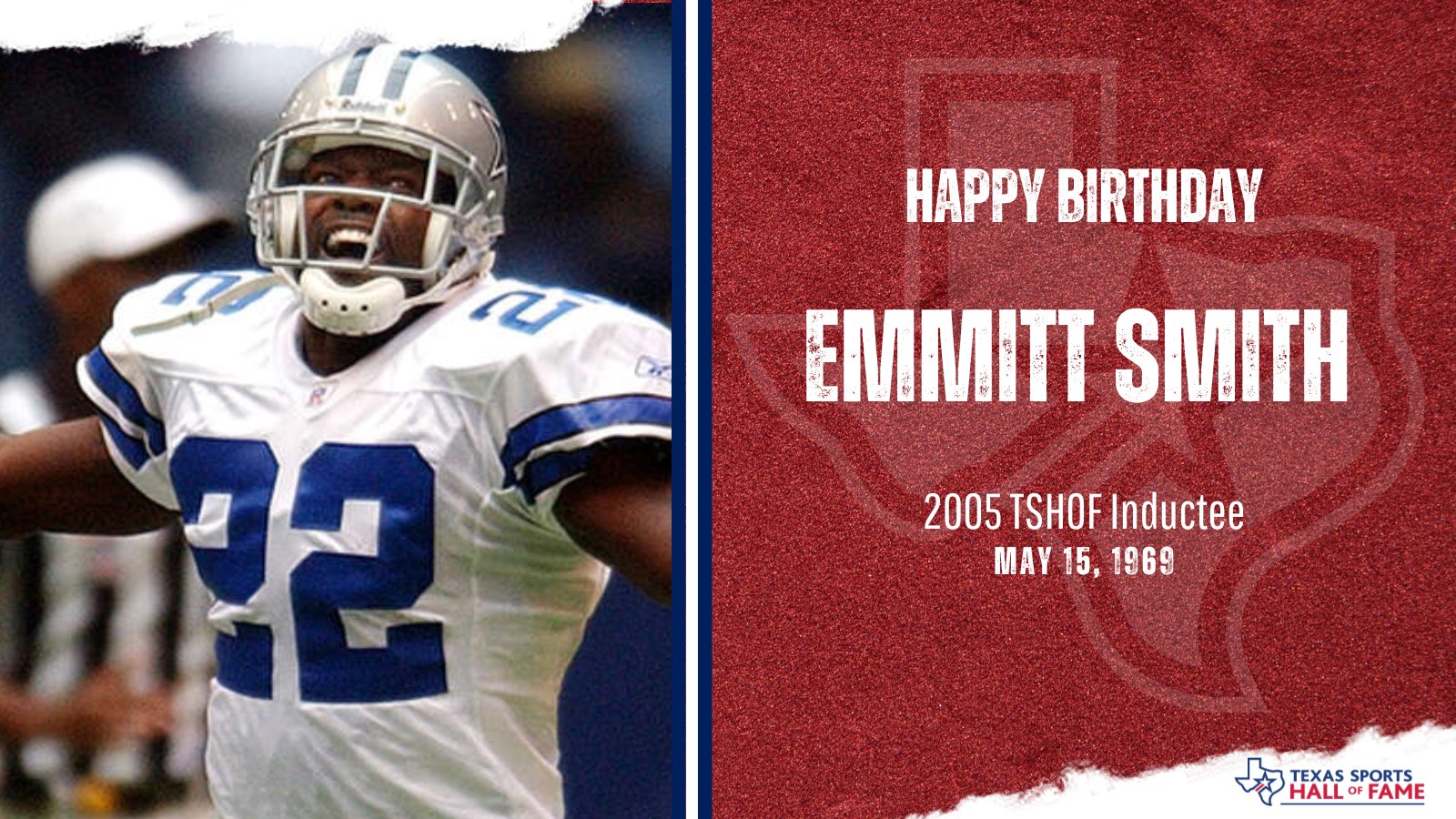 Emmitt Smith Says Happy Birthday