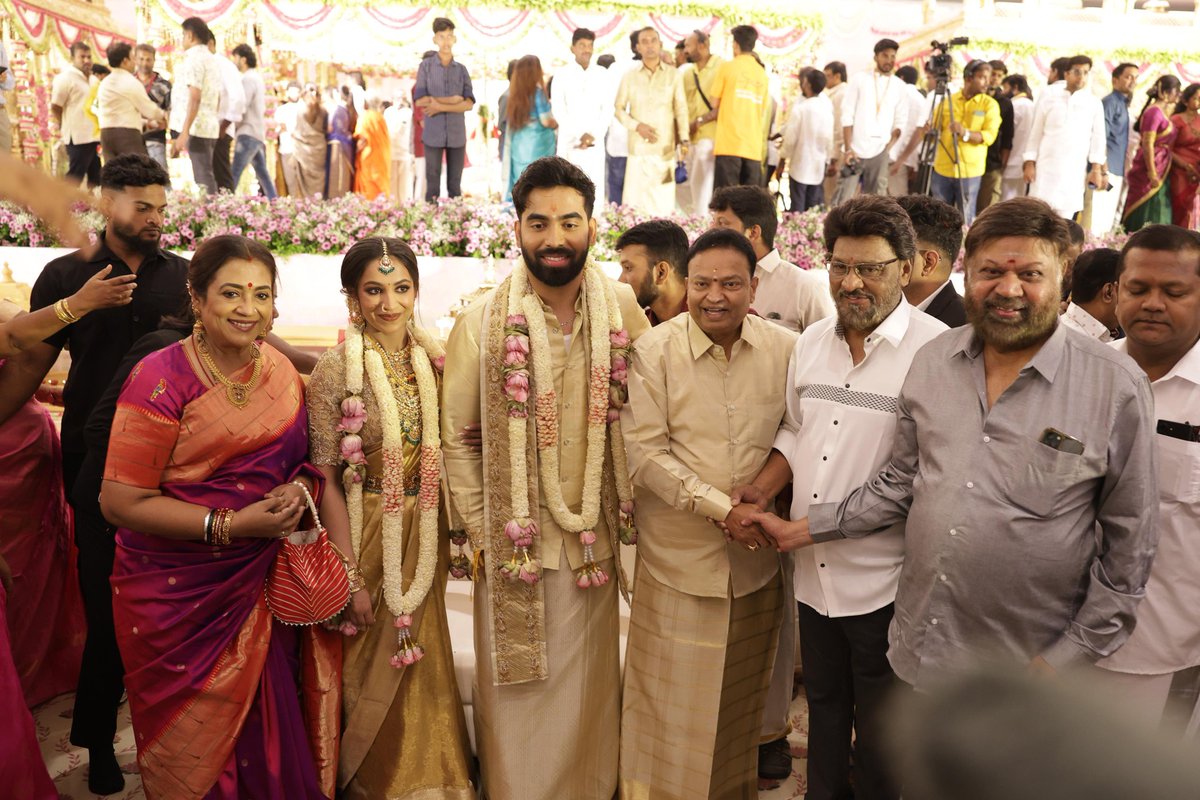 Sathyaraj Daughter Divya Wedding Celebs @ Aparna Bharani Wedding