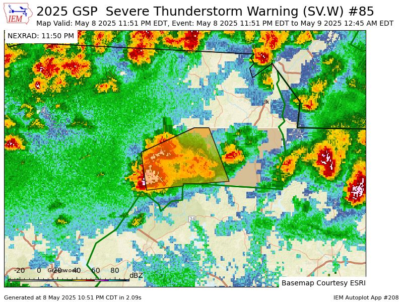Severe Thunderstorms Prompt Warnings in GA, NC, SC, VA, AL | DeepNewz ...