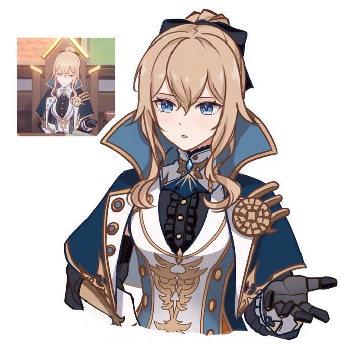 「jean (genshin impact) blue eyes」Fan Art(Latest)