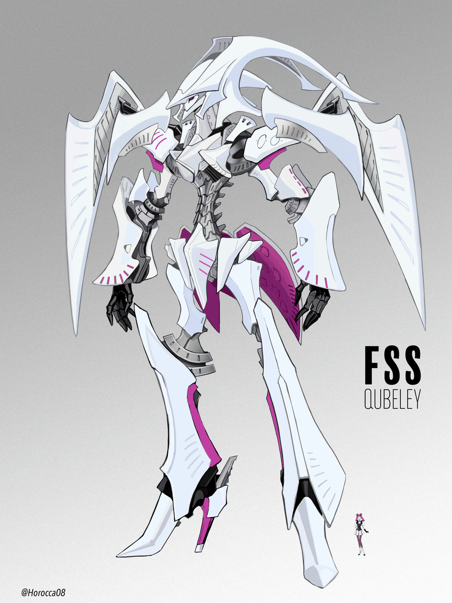 「FSS/GTM風 キュベレイ+???? 」|ほろっかのイラスト