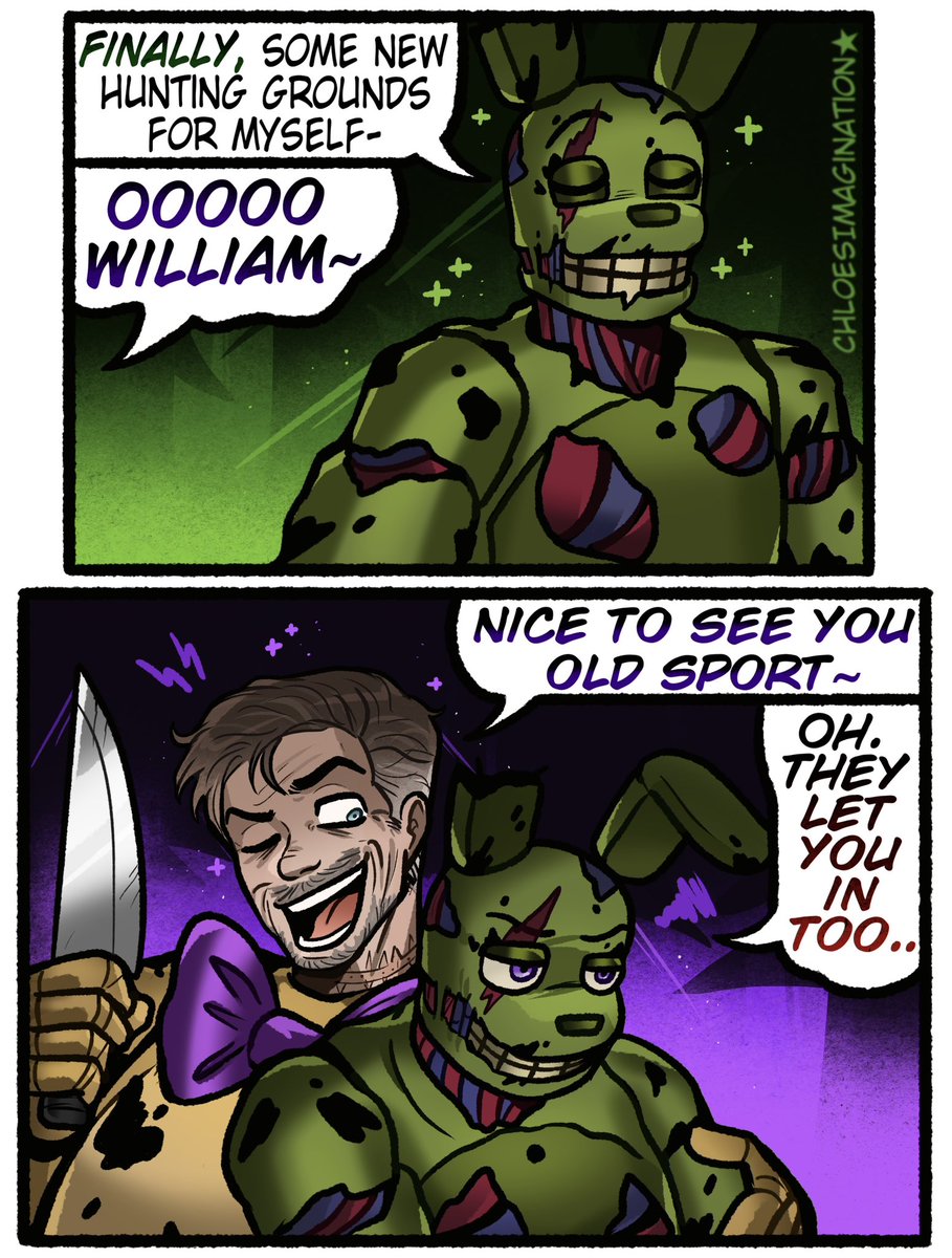 「FNAF movie Vanessa and Vanny can finally relate 」ChloesImagination💫の漫画