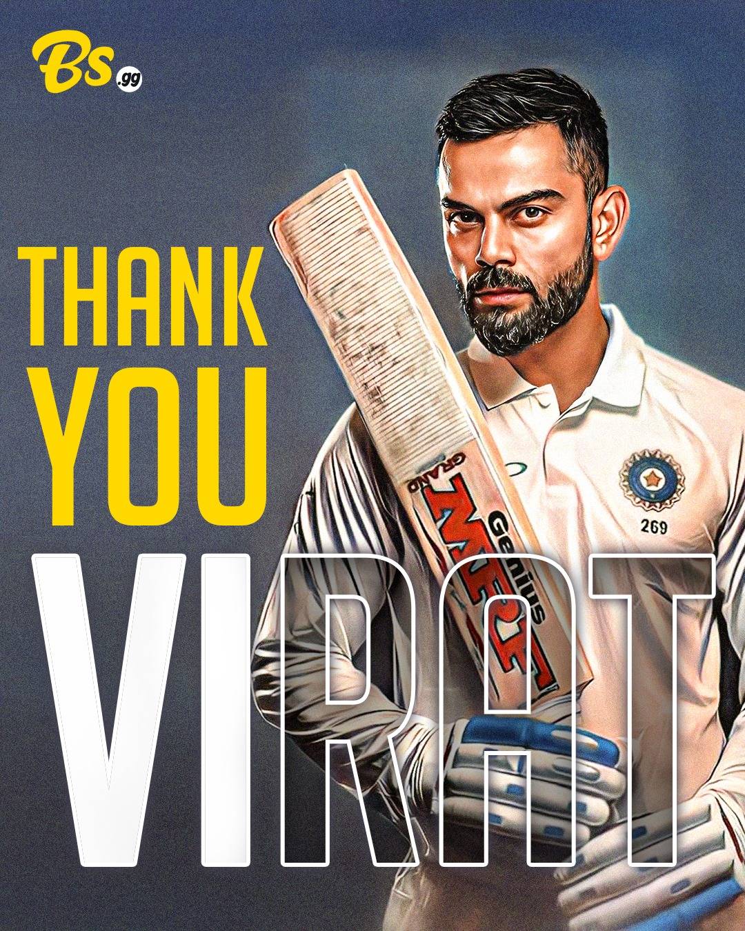 Thank You Sign With A Bat