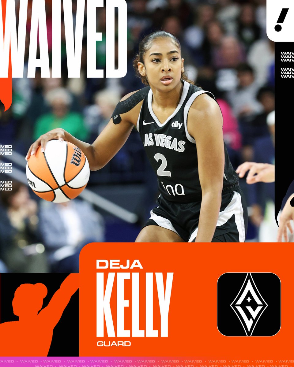 Las Vegas Aces Waive Undrafted Guard Deja Kelly After 12 Points Average ...