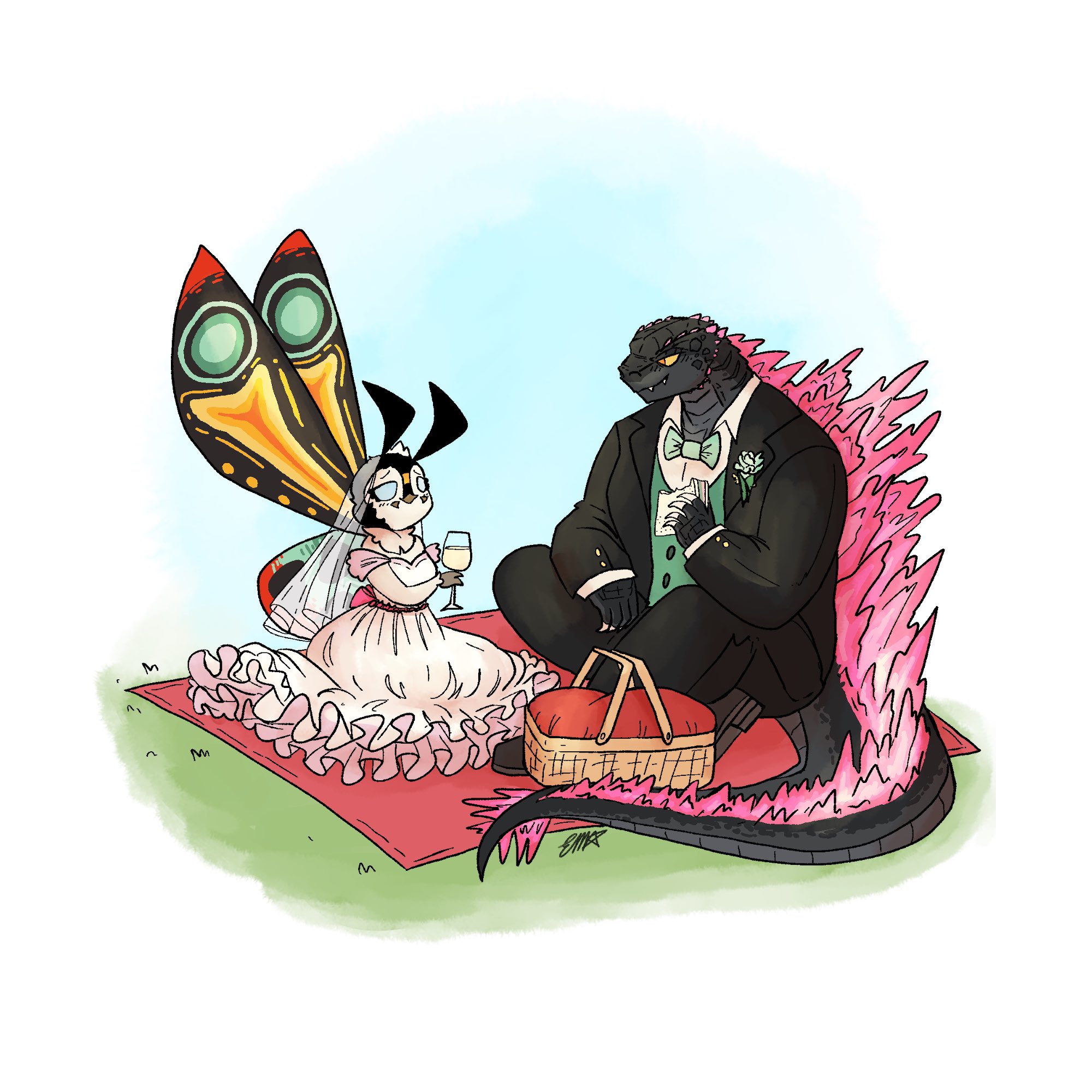 Godzilla wedding | Honestweddingadvice.com